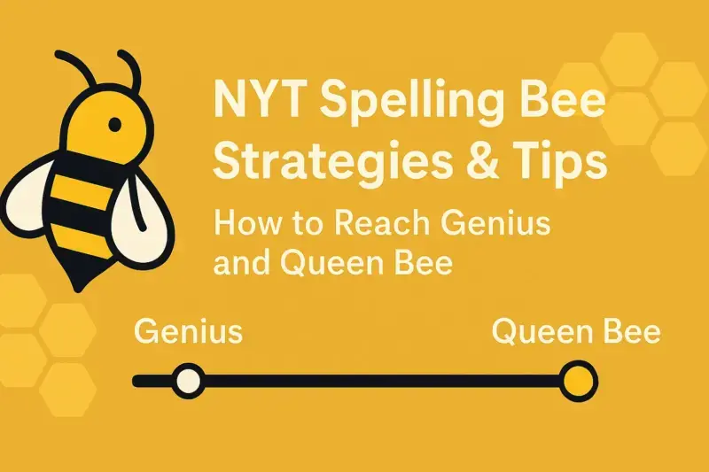 NYT Spelling Bee Strategies & Tips 🐝 How to Reach Genius Rank
